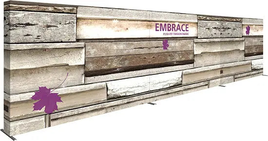 Embrace 12 x 3 Full Fitted Graphic Inline Display | Trade Show Displays ...