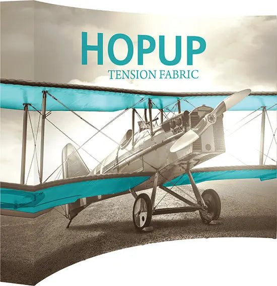Orbus 10' Wide Hop Up Curved Full Fabric Display – Orbus Displays