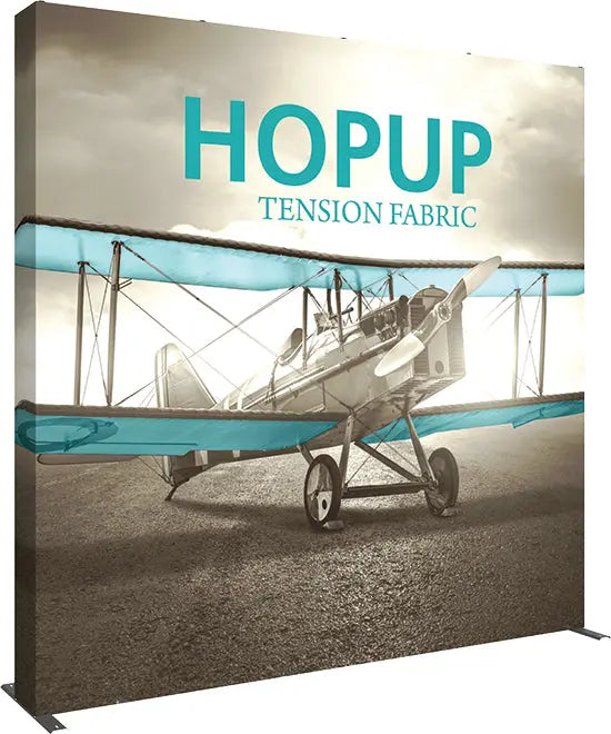 Orbus 10'x10' Hop Up Straight Fabric Display with Full Graphic – Orbus ...