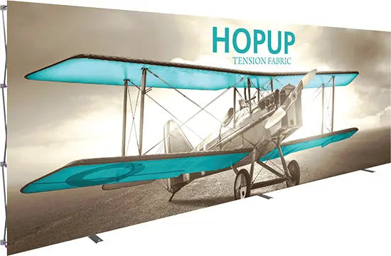 20' HopUp Fabric Displays | Step & Repeat Displays – Orbus Displays