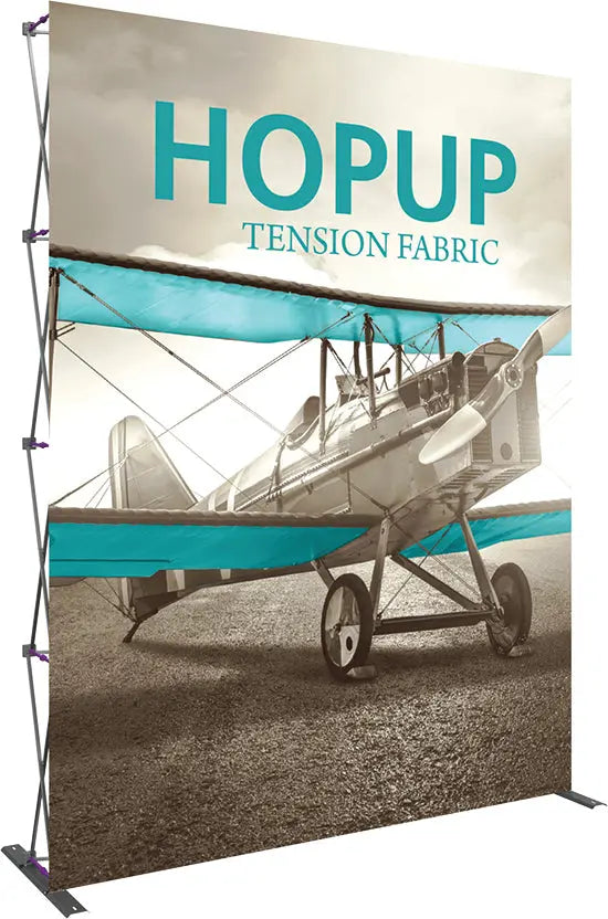 8ft Extra Tall HopUp Fabric Wall | Orbus Tension Fabric Displays ...