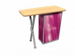 X-Leg Orbus Linear Large Rectangular Display Tables for trade show ...