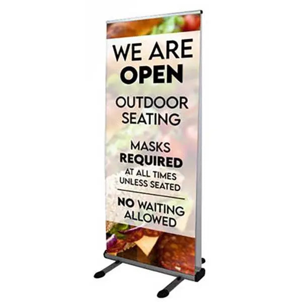Orbus Thunder Outdoor Retractable Banner Stand | Outdoor Signs and ...