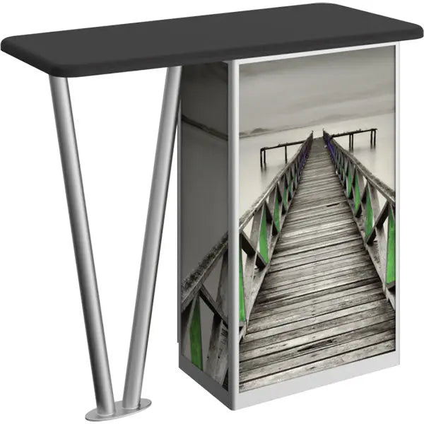 V-Leg Orbus Linear Large Rectangular Display Tables for trade show ...